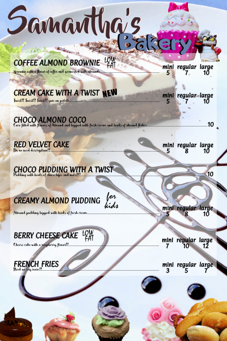 Bakery Template | PosterMyWall