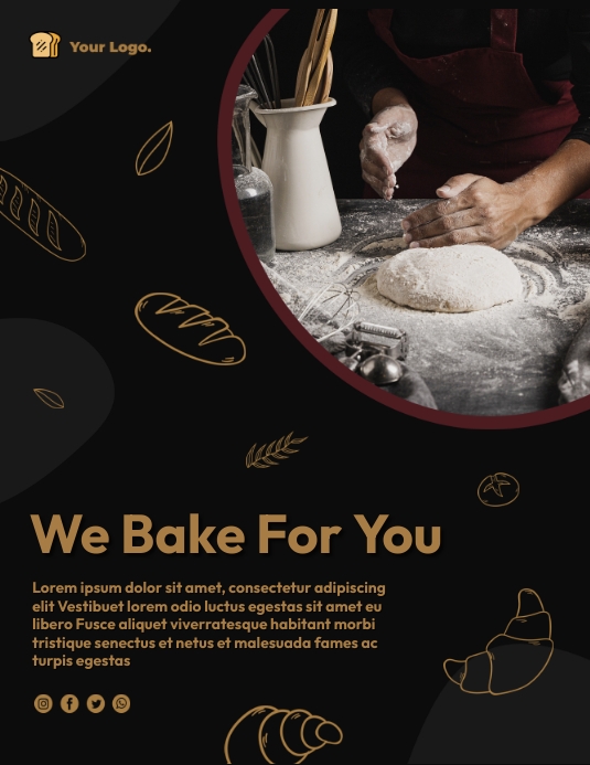 Bakery Flyers Template | PosterMyWall