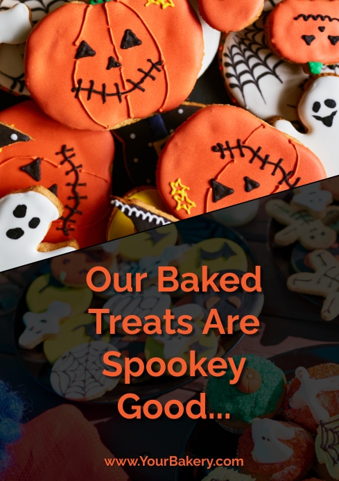 Bakery Halloween Post Template | PosterMyWall