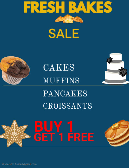 Copy of Bakery Menu | PosterMyWall