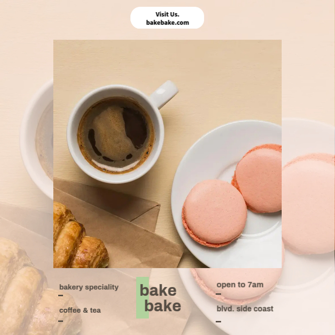 Bakery Menu Poster Templat | PosterMyWall