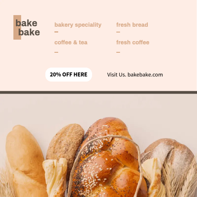 Copy of Bakery Menu Template | PosterMyWall