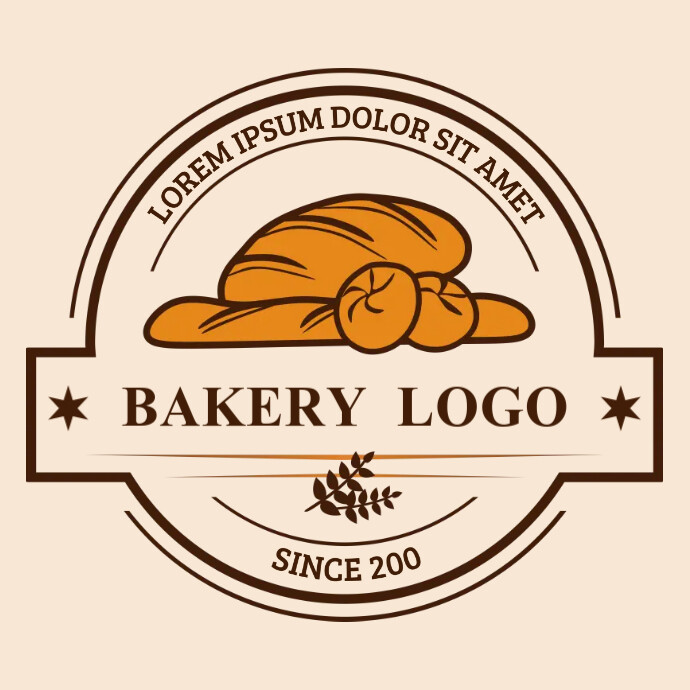 Bakery Shop Bakehouse Logo Design Template | PosterMyWall