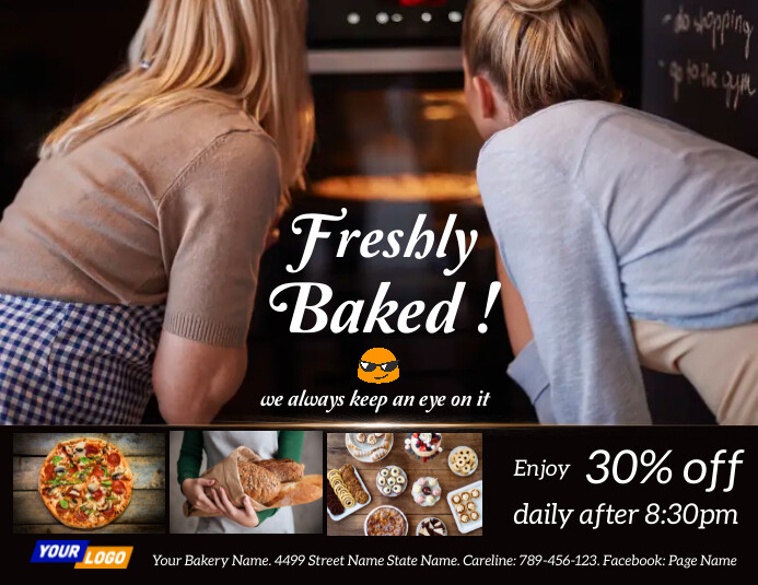 Bakery Shop Sale Ad flyer | PosterMyWall