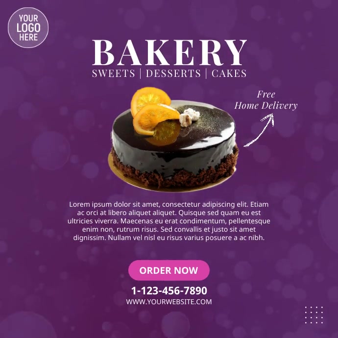 Bakery Shop Video Ad Template | PosterMyWall