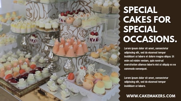 Bakery Video Ad Template | PosterMyWall