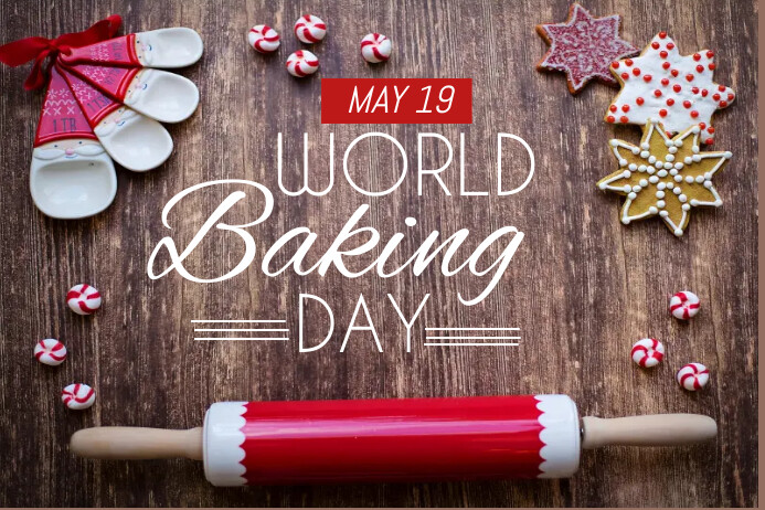 Plantilla de Baking day template | PosterMyWall