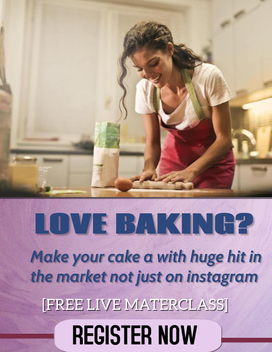 Baking flyer Template | PosterMyWall