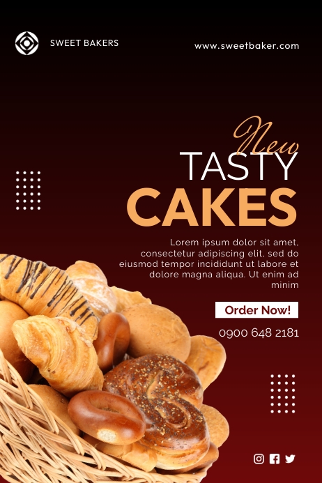 Copy of Baking flyers | PosterMyWall
