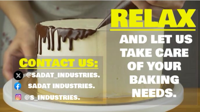 Baking video Template | PosterMyWall