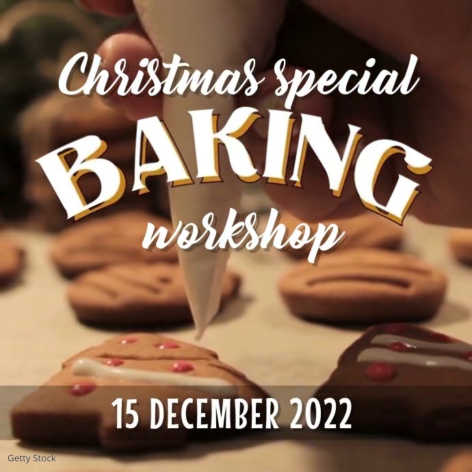 Modèle Baking workshop | PosterMyWall
