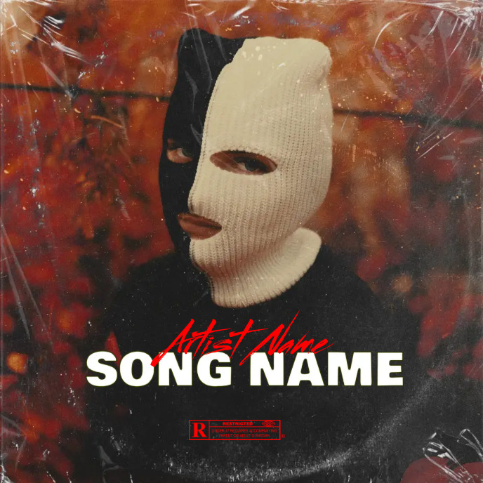 balaclava Album Cover music trap mixtape rap | PosterMyWall