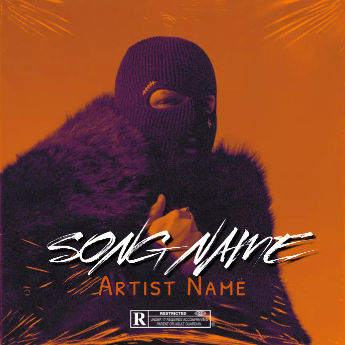 balaclava money cover music trap mixtape rap Template | PosterMyWall