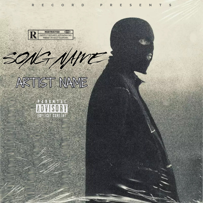 balaclava money cover music trap mixtape rap Template | PosterMyWall