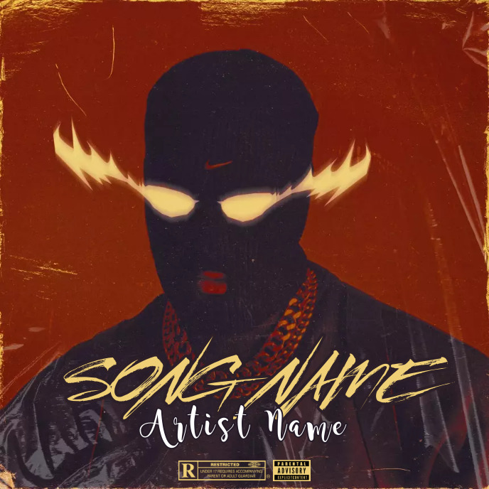 balaclava money cover music trap mixtape rap Template | PosterMyWall