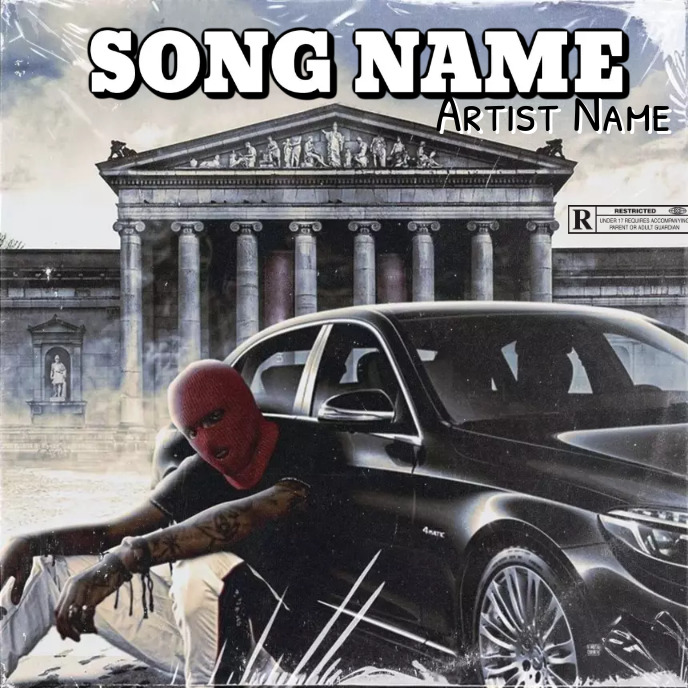balaclava money cover music trap mixtape rap Template | PosterMyWall