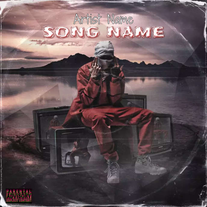 balaclava money cover music trap mixtape rap Template | PosterMyWall