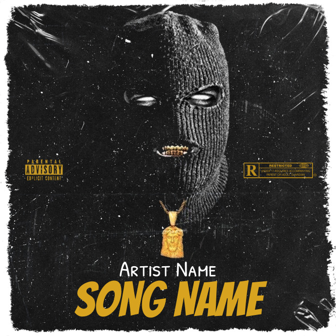 balaclava money cover music trap mixtape rap Template | PosterMyWall