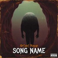Simple Album Cover music art trap mixtape rap Template | PosterMyWall