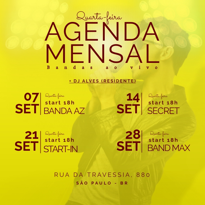 Plantilla de Balada | PosterMyWall