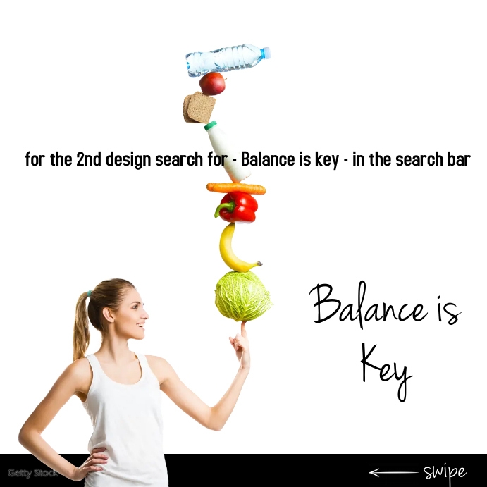 Copy of Balance is key | PosterMyWall