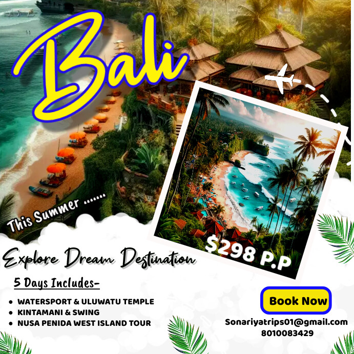 bali tour package Template | PosterMyWall