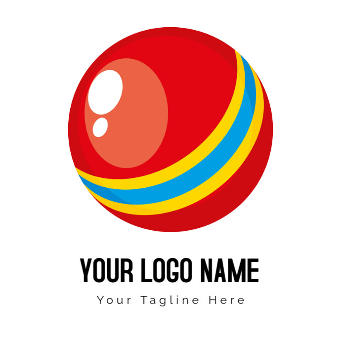 Ball Child Drawing Game Sport, Logo Template | PosterMyWall