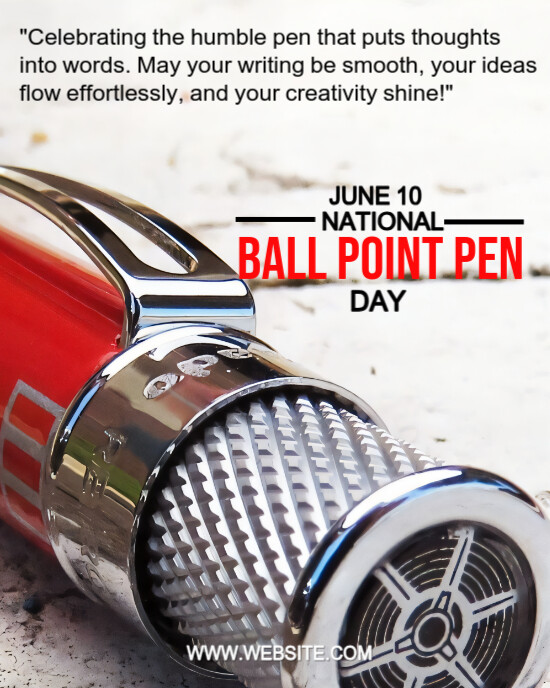 Ball point pen Template | PosterMyWall