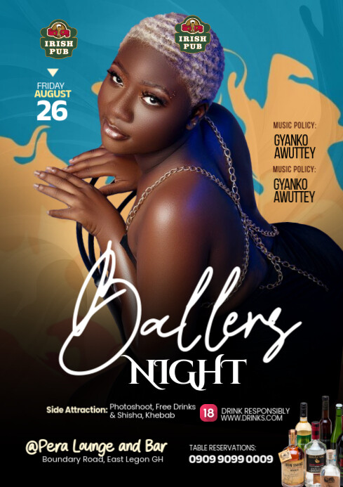 Ballers Night Design Template | PosterMyWall