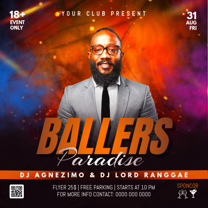 Ballers Paradise Template | PosterMyWall