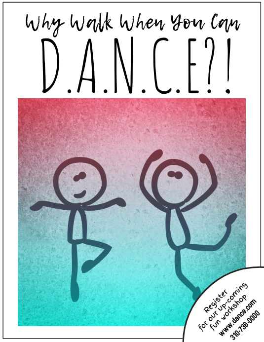 Ballet Class Poster/Flyer Template | PosterMyWall