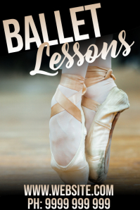 Purple Ballet Event Poster Template | PosterMyWall