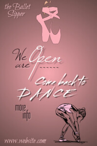 Ballet Studio Flyer Template | PosterMyWall