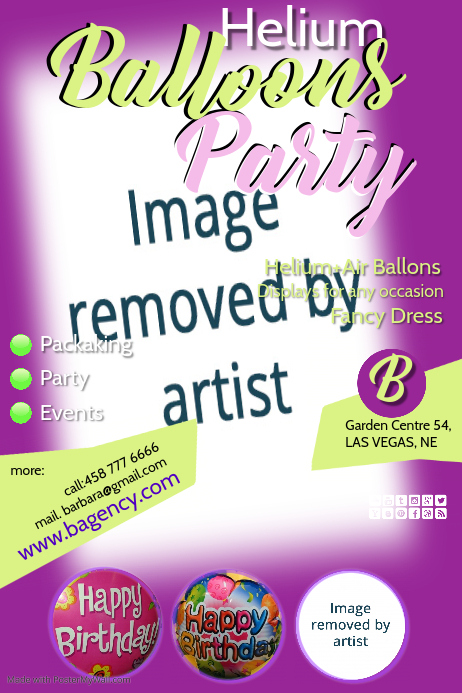 ballons party Template | PosterMyWall