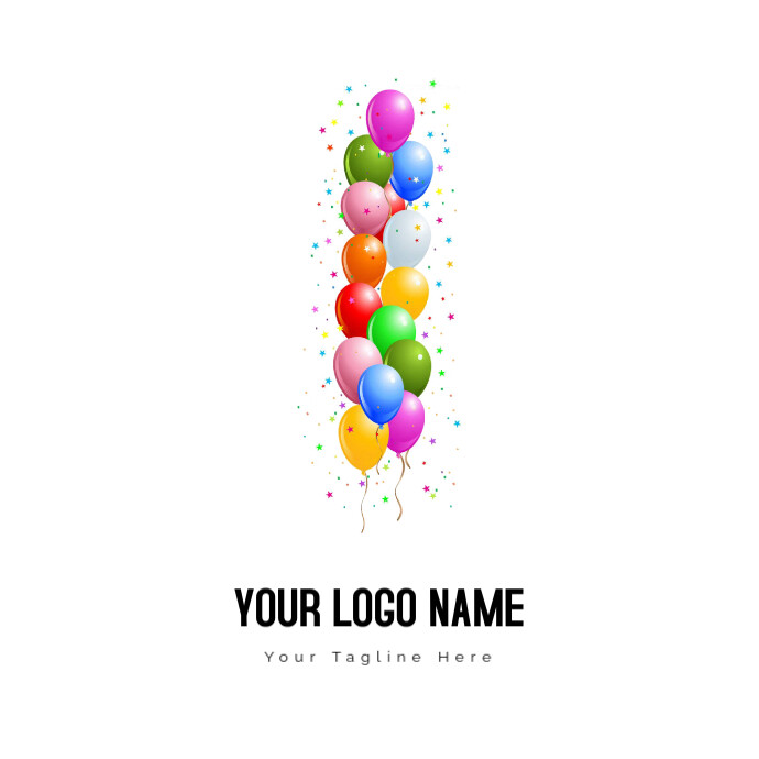 Balloon Banner Graphy Logo Templat | PosterMyWall