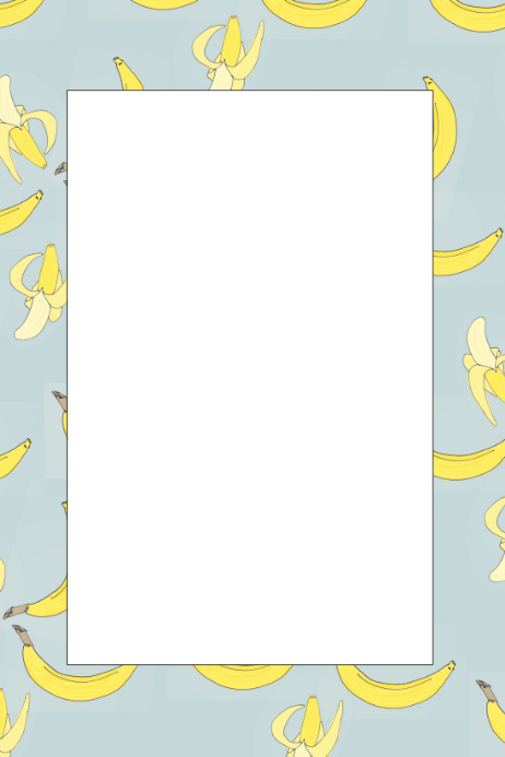 Banana Party Prop Frame | PosterMyWall