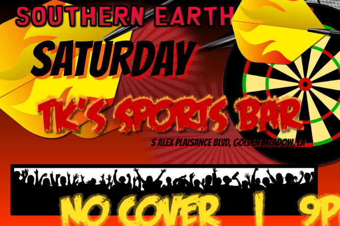 Band/Bar Dart Sports Template | PosterMyWall