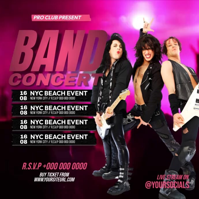 Band Concert Celebration Template | PosterMyWall