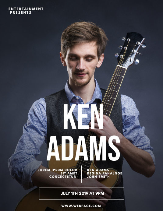 Band Concert Event Flyer Template | PosterMyWall