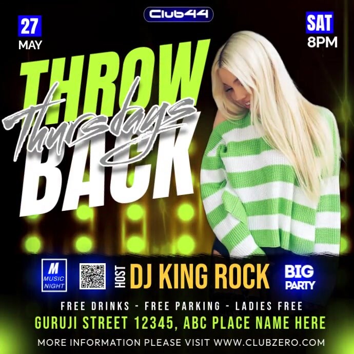 Plantilla de band/concert night advertisement | PosterMyWall