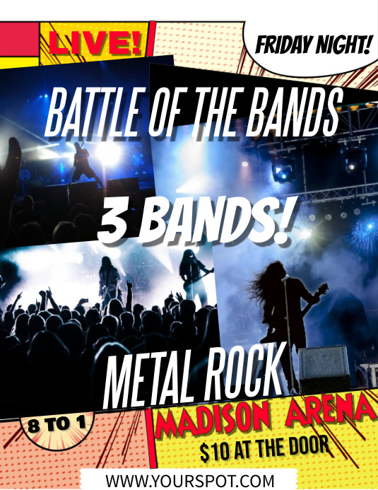band Template | PosterMyWall