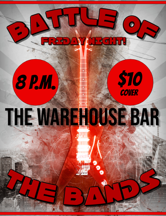 band Template | PosterMyWall