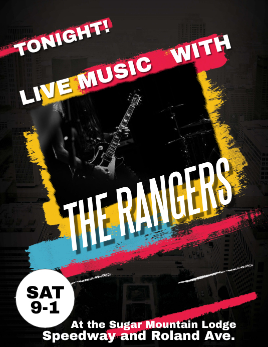 band Template | PosterMyWall
