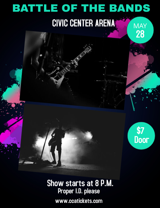 band Template | PosterMyWall