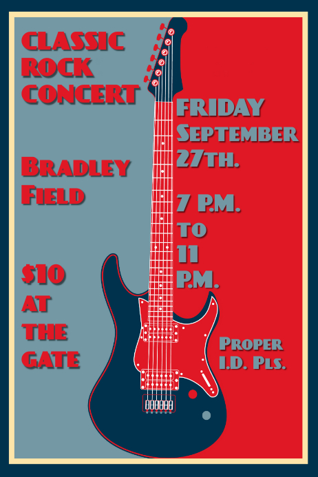 band Template | PosterMyWall