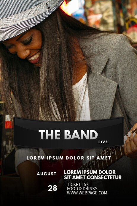 Band Flyer template | PosterMyWall