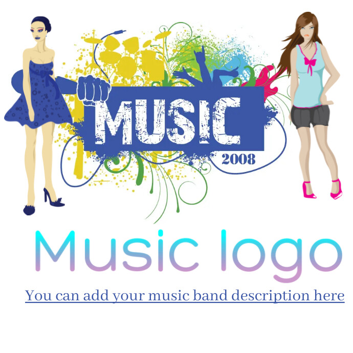 Band logo design music logo dj logo Template | PosterMyWall