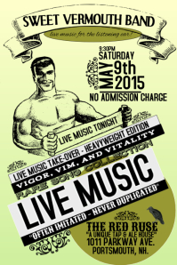 Live Band Nights Poster Template | PosterMyWall