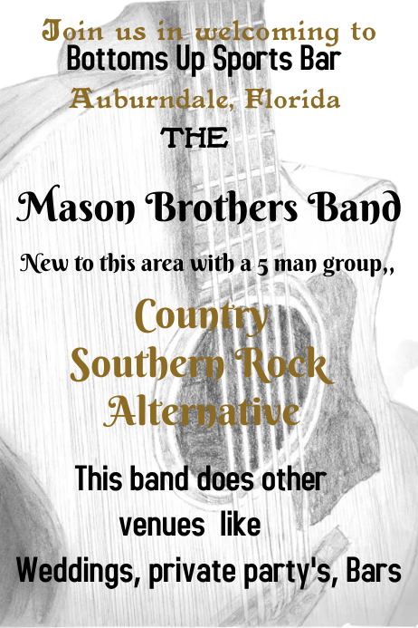 Band poster Template | PosterMyWall