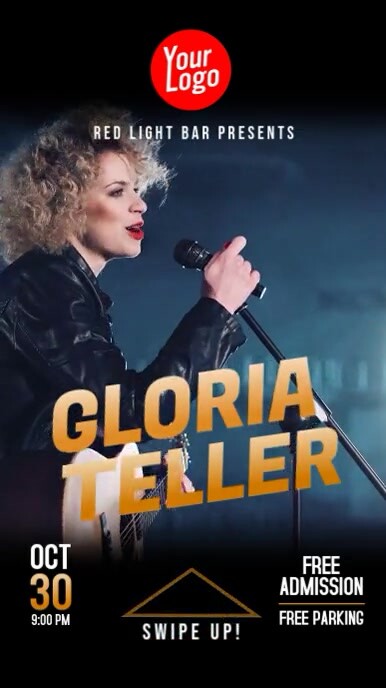 Band singer concert event instagram story ad Template | PosterMyWall